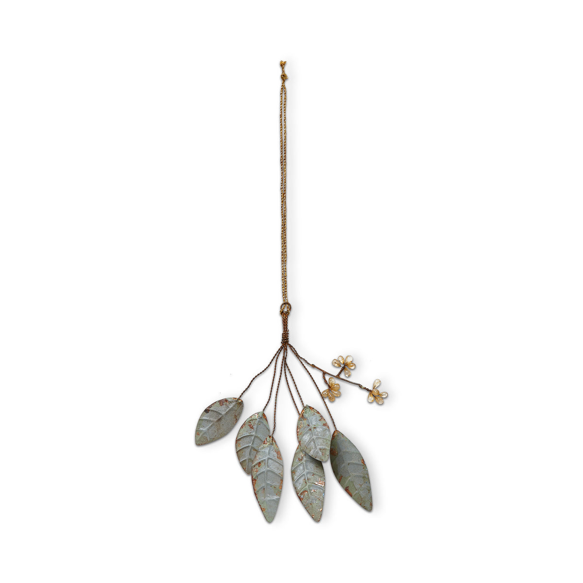 Metal Leaf Sprig – tag