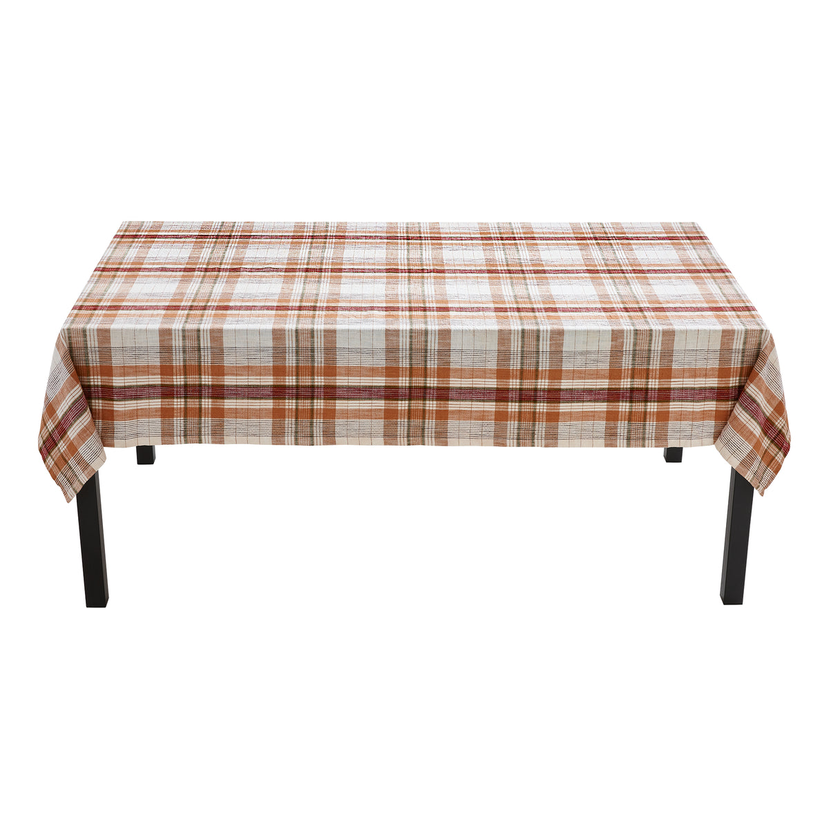 Eva Slub Weave Plaid Tablecloth – tag