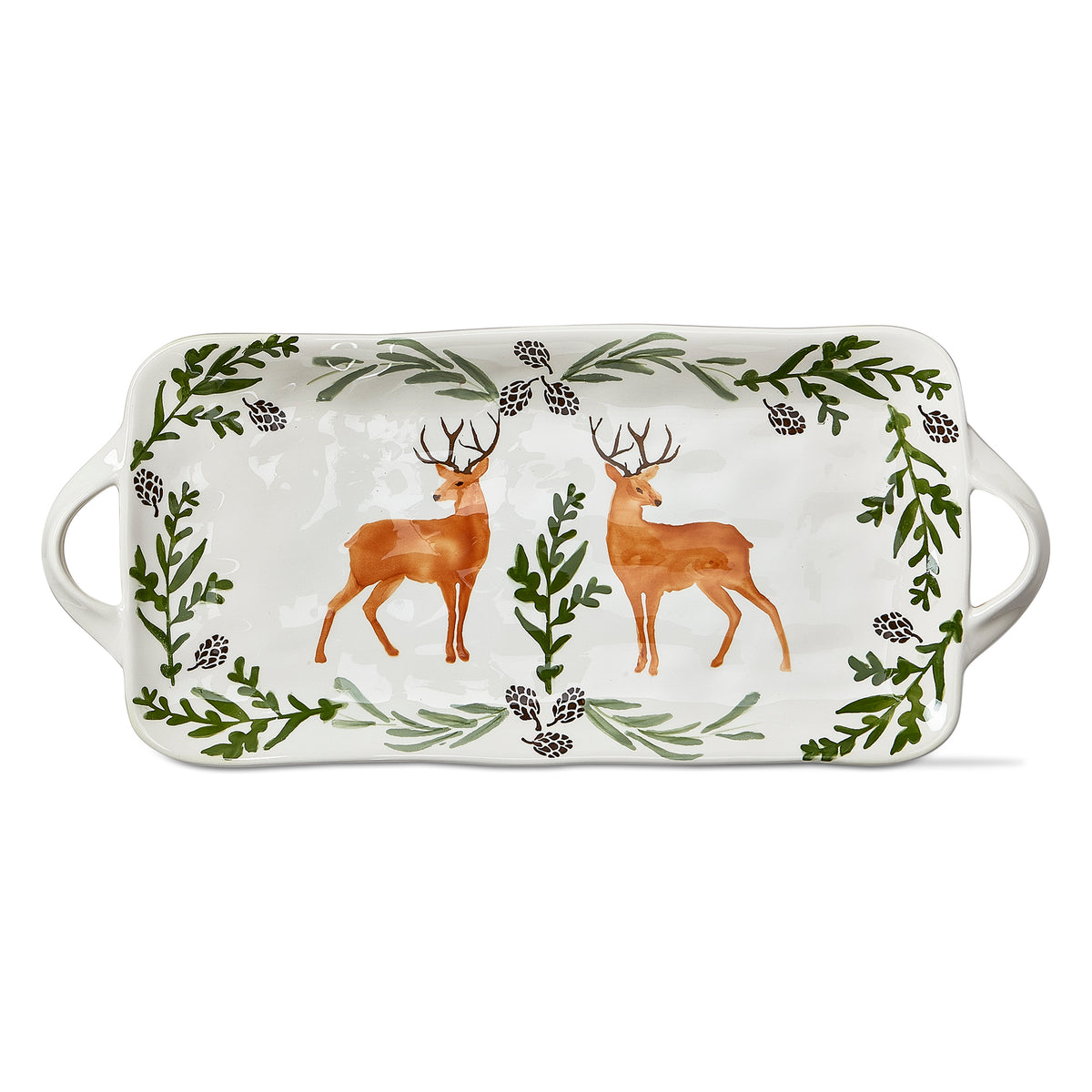 Warm Wishes Stag Rectangular Platter