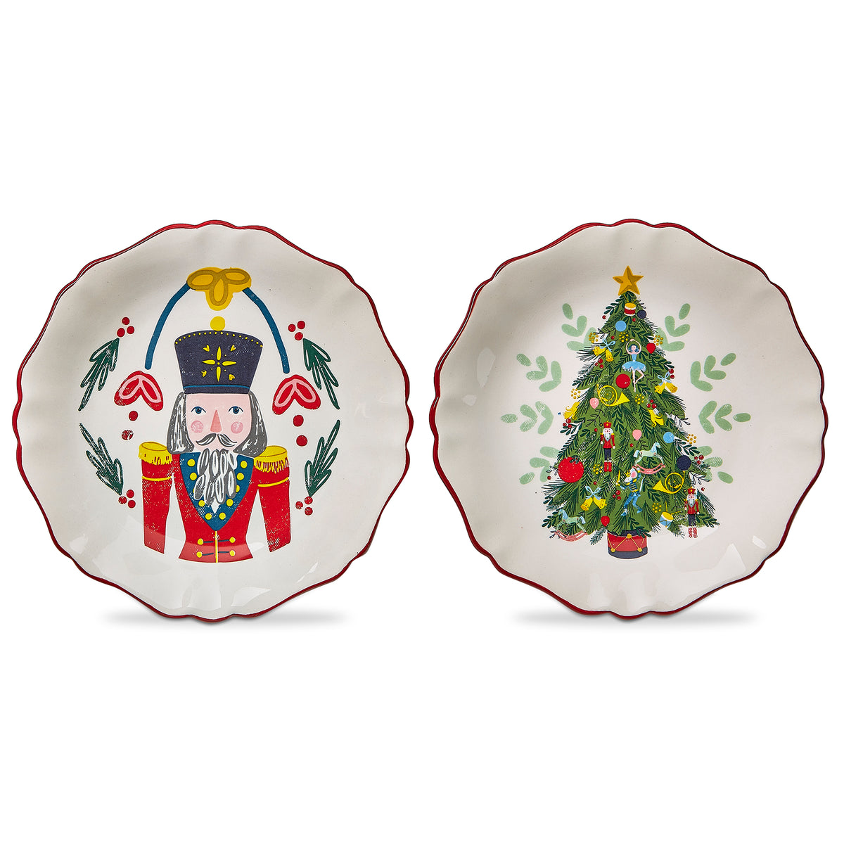Nutcracker Appetizer Plate Assortment Of 2 – tag