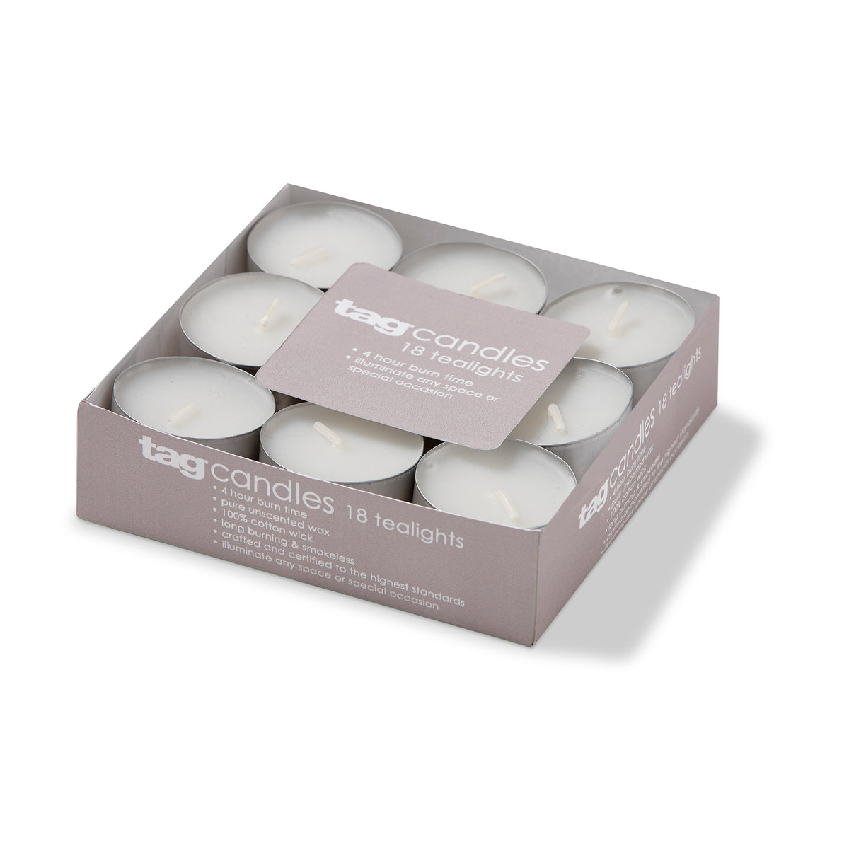 Color Studio Tealight Candles Set Of 18 – tag