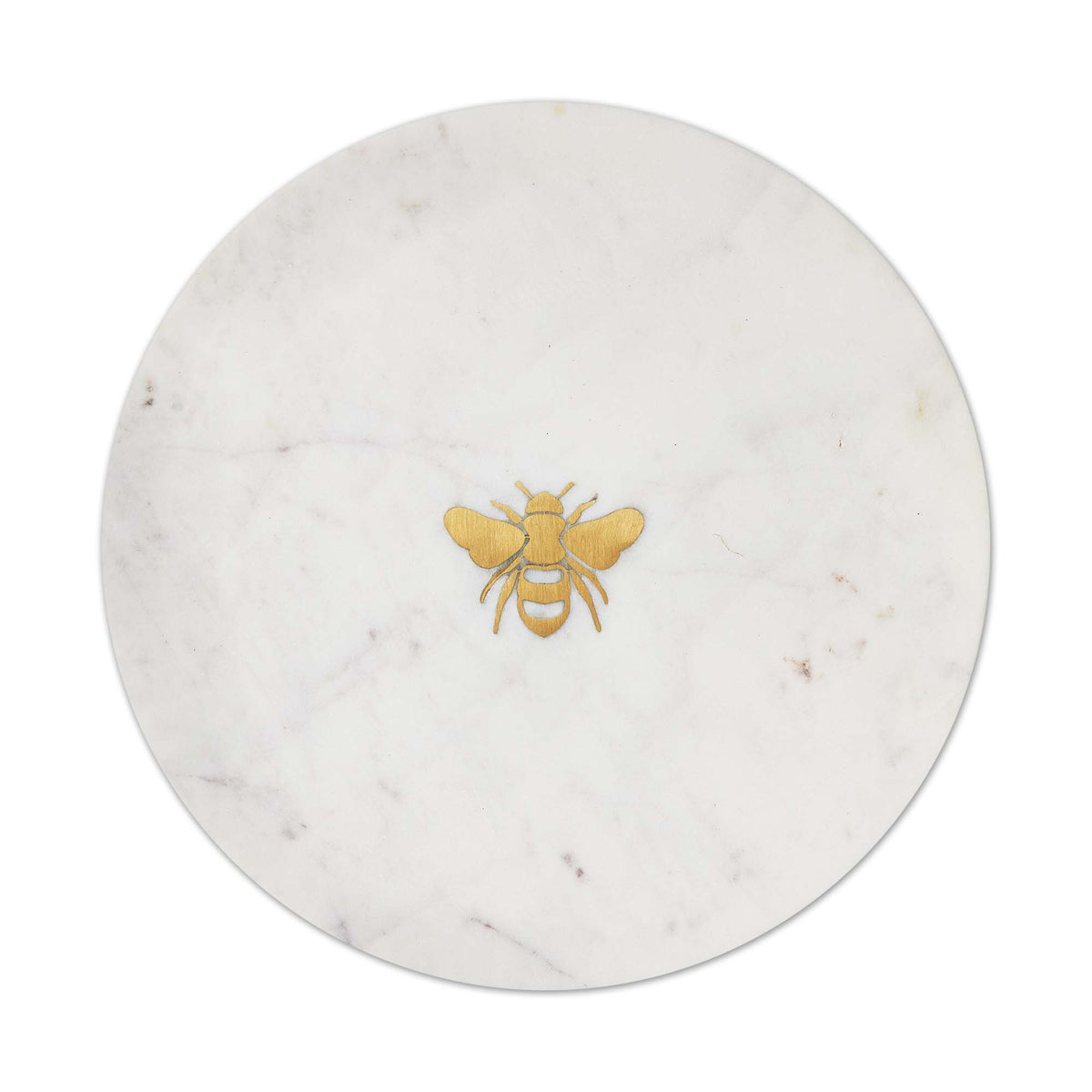 Bee Inlay Marble Serving Board – tag