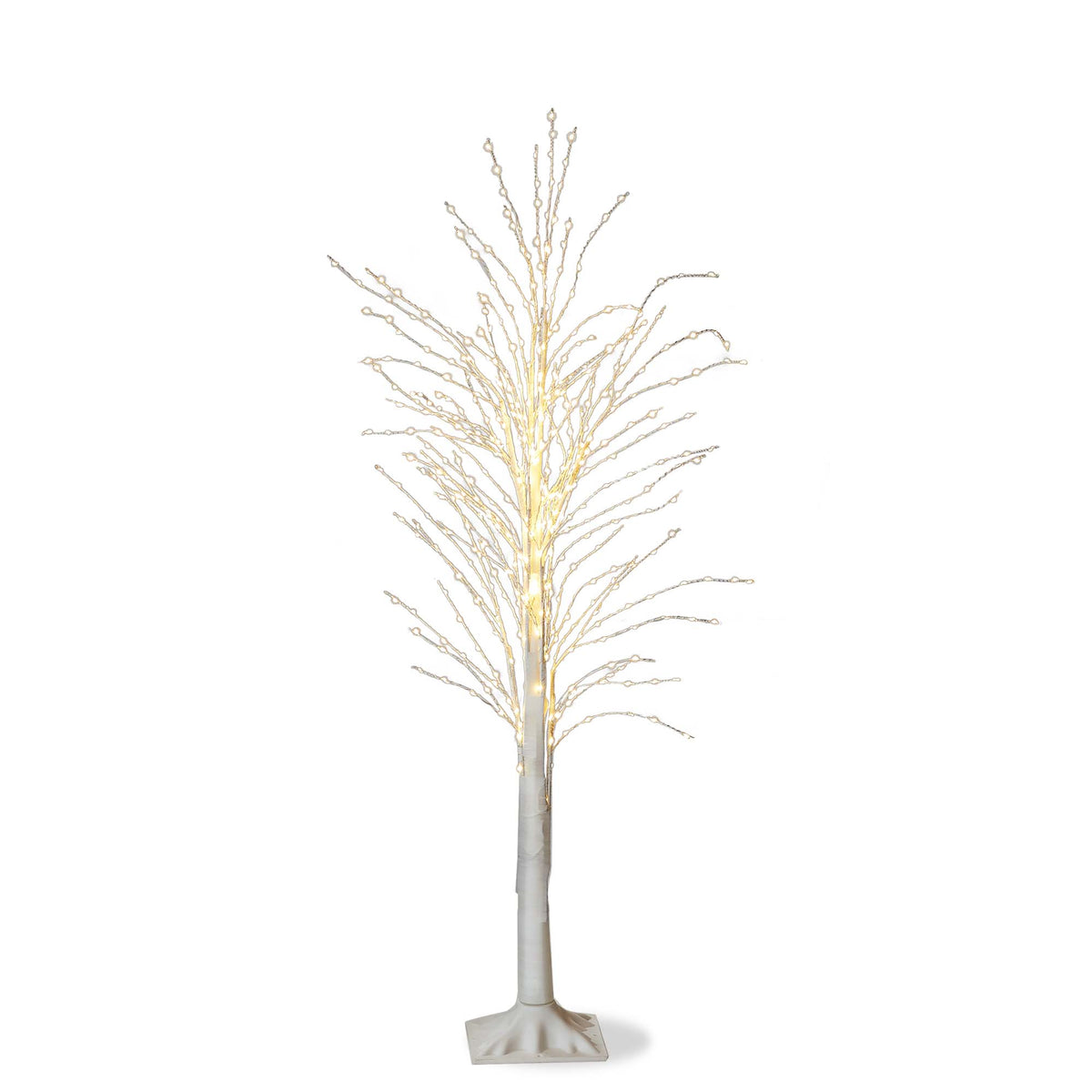 Twinkle Led Pine Tree 4Ft White – tag