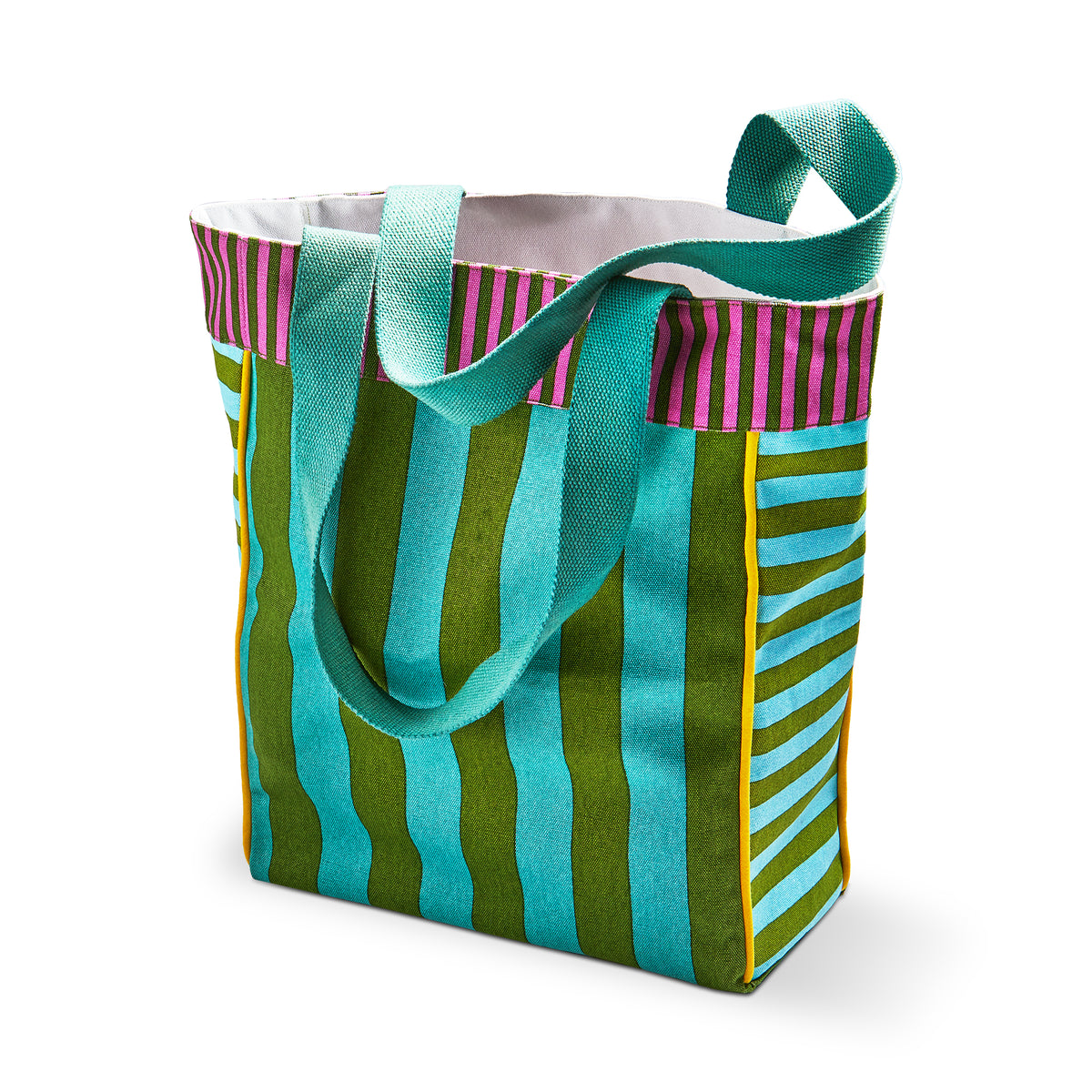 Cabana Stripe Tote – tag