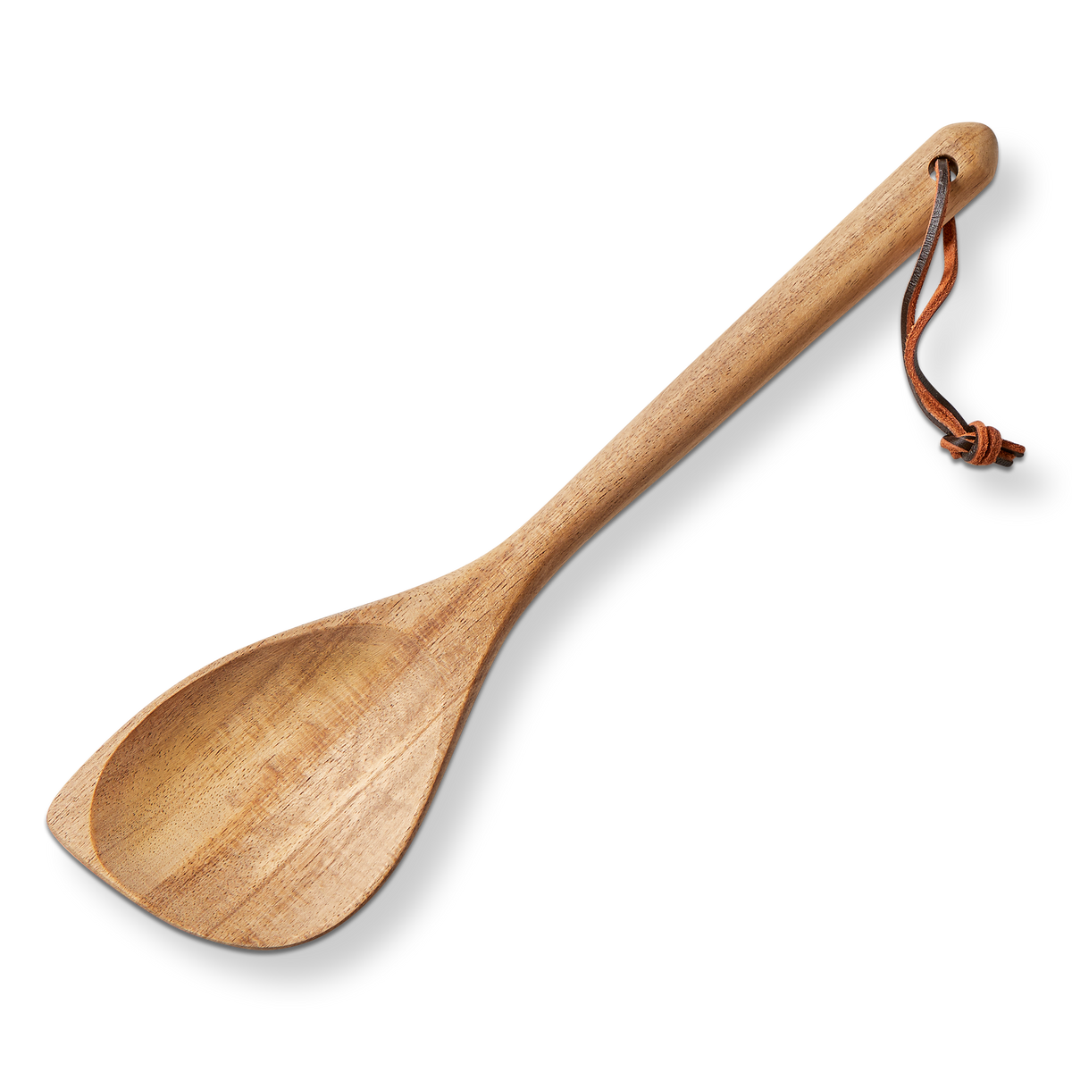 Acacia Wood Angled Spoon – tag