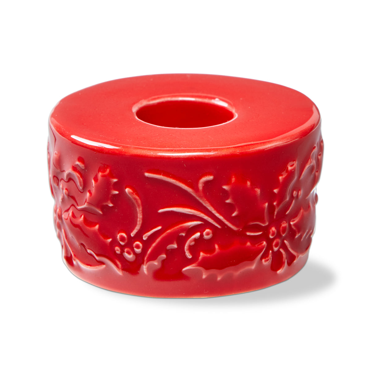 Christmastime Ceramic Taper Holder – tag