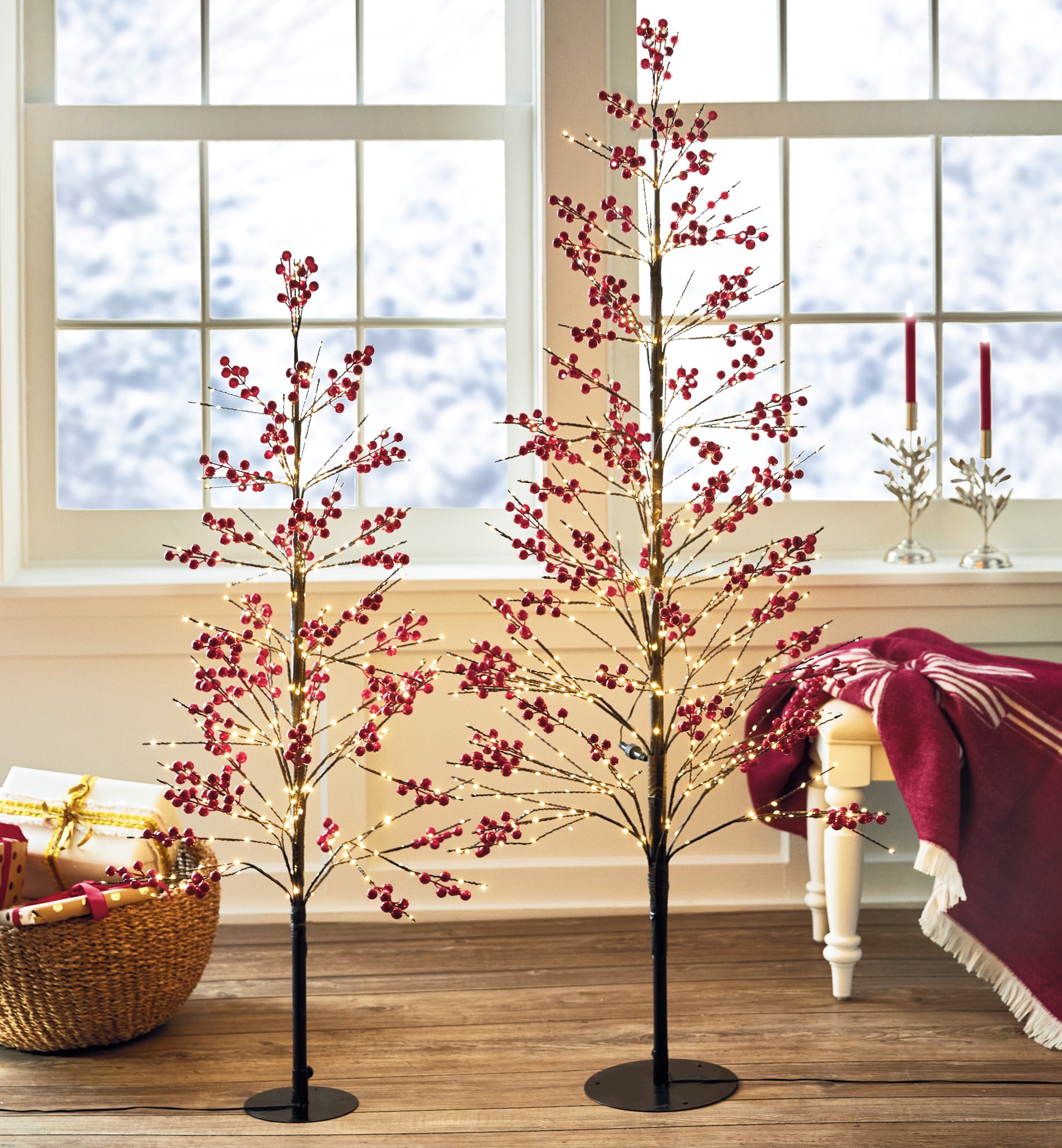 Red Berry Led Tree 5 Foot – tag