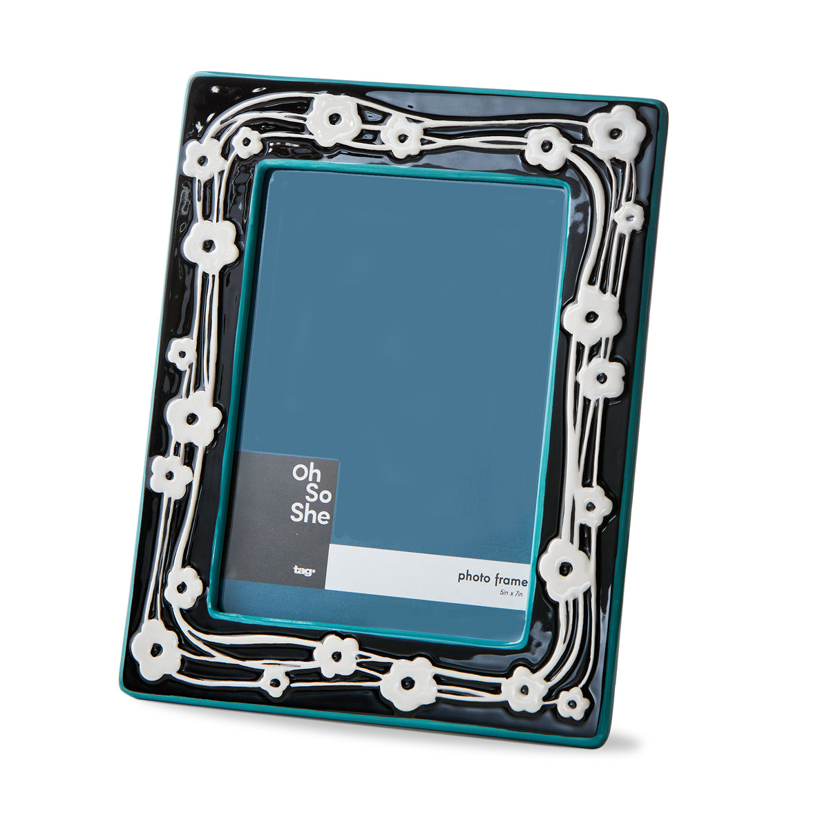 Daisy Ceramic Photo Frame 5X7 – tag