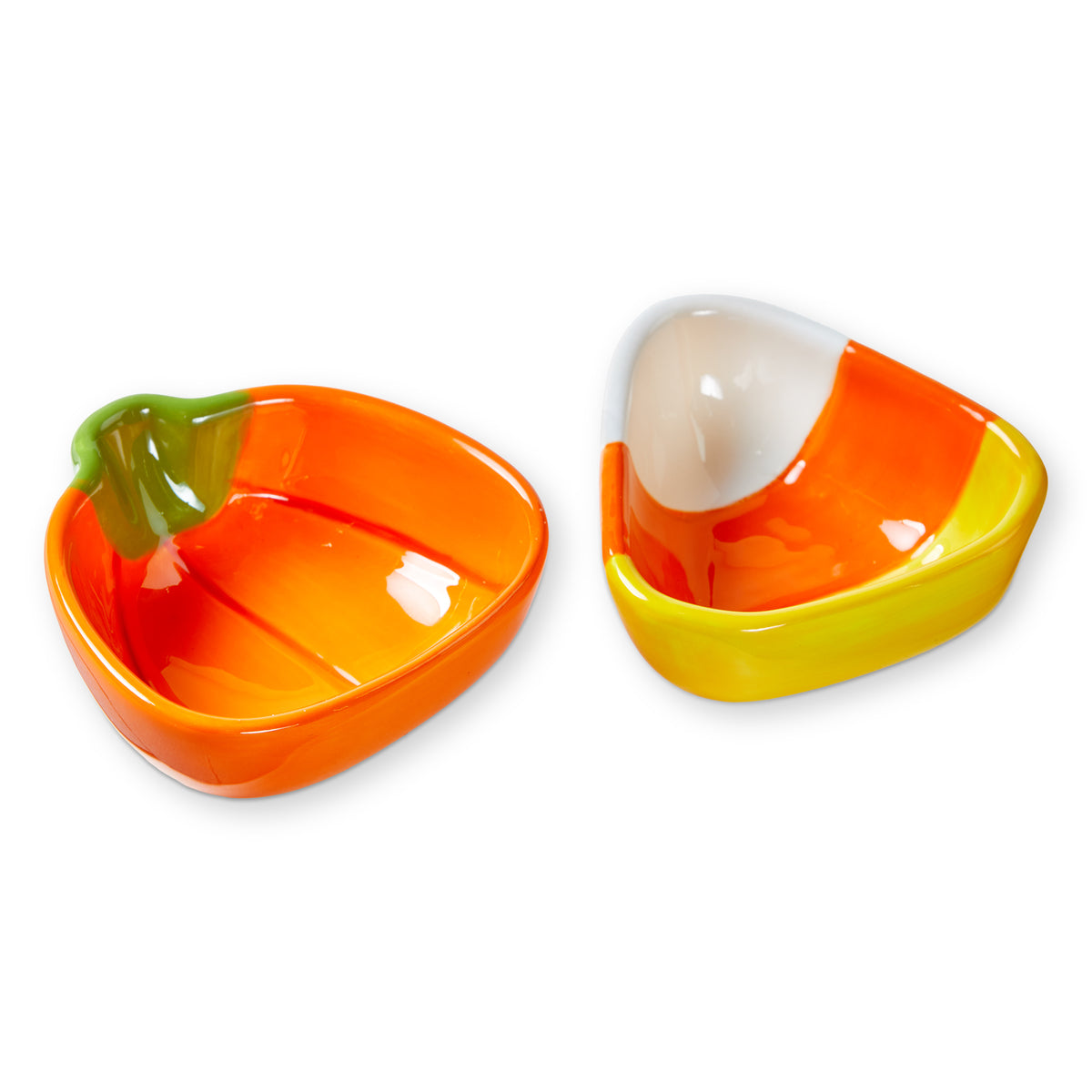 Pumpkin & Candy Corn Dip Bowl Assortment Of 2 – tag