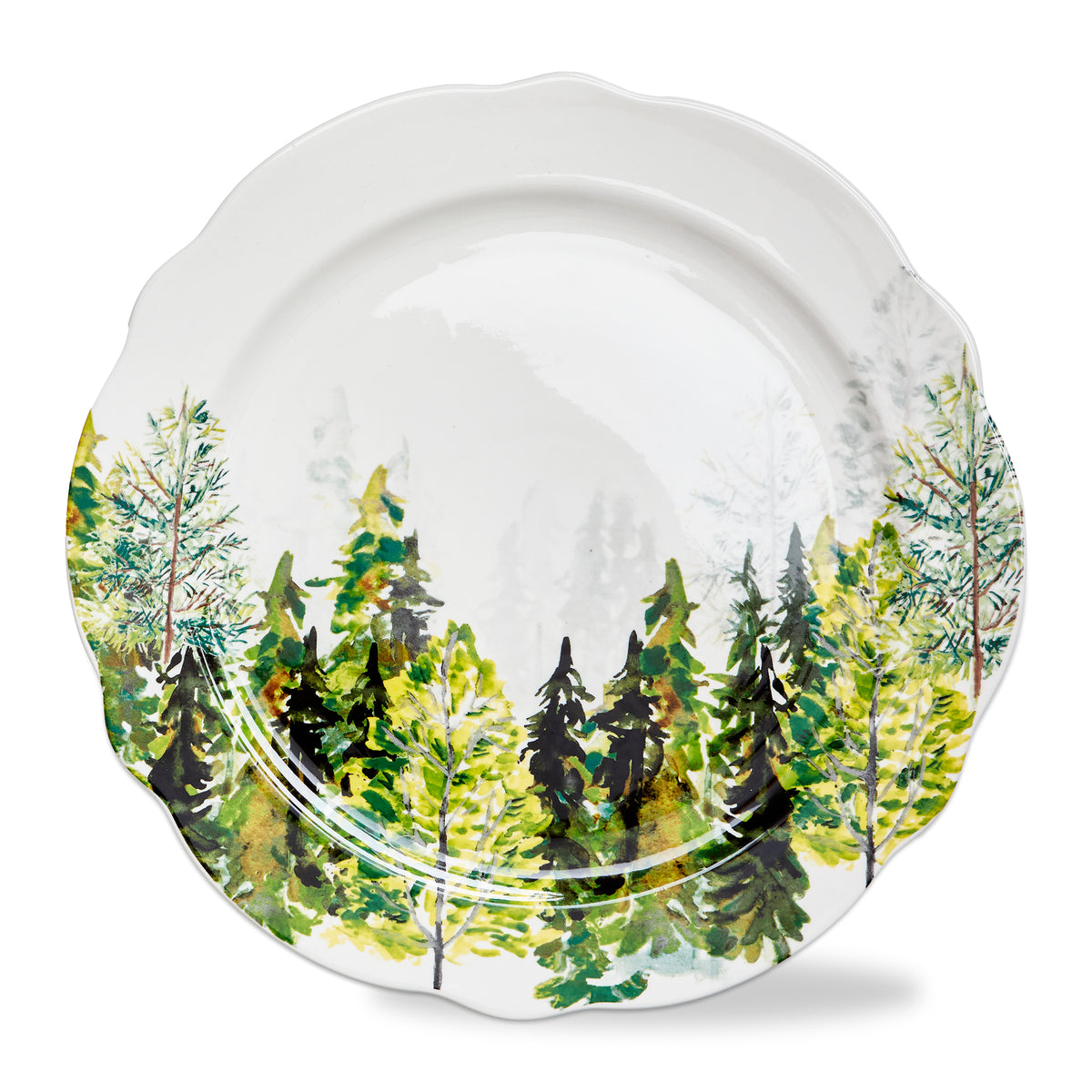 Northern Forest Round Platter – tag