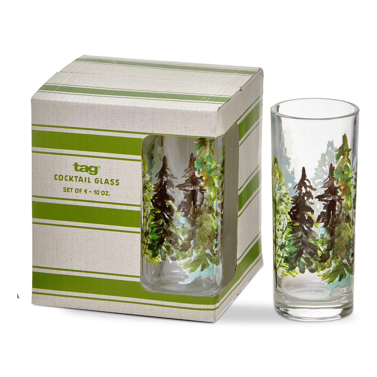 Northern Forest Drinks Glass Set Of 4 – tag